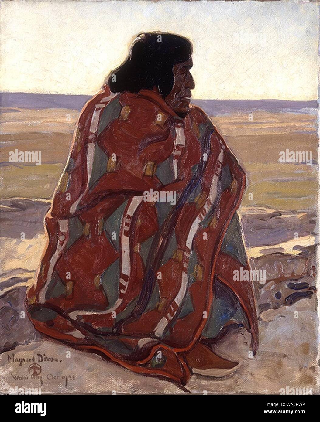Hopi Man by Maynard Dixon, 1923 Stock Photo - Alamy
