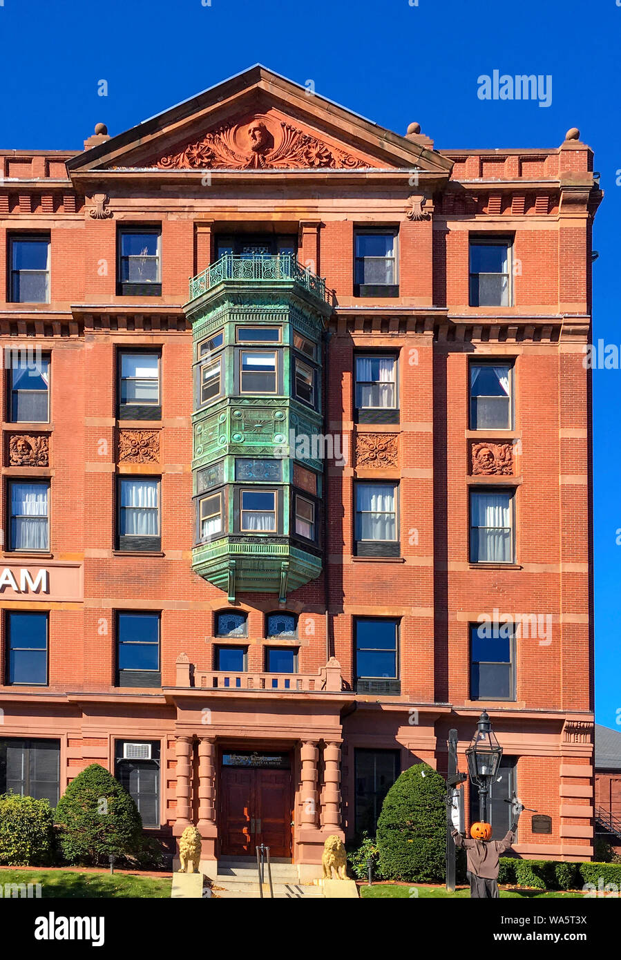 Portsmouth, NH / USA - Oct 16, 2018: Rockingham Hotel is a historic ...