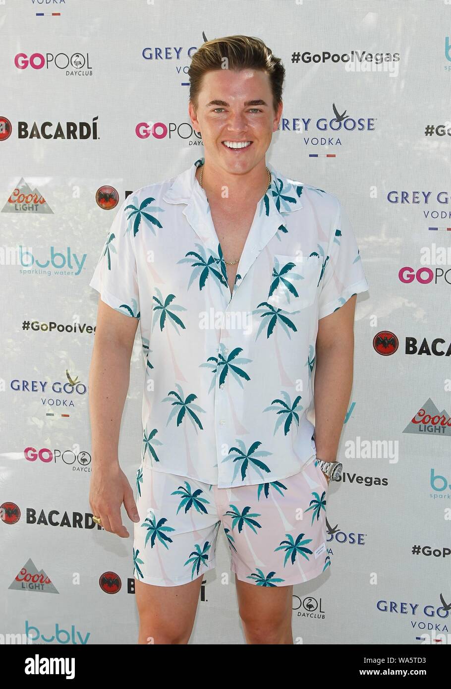 Jesse mccartney performs live at go pool dayclub hi-res stock ...