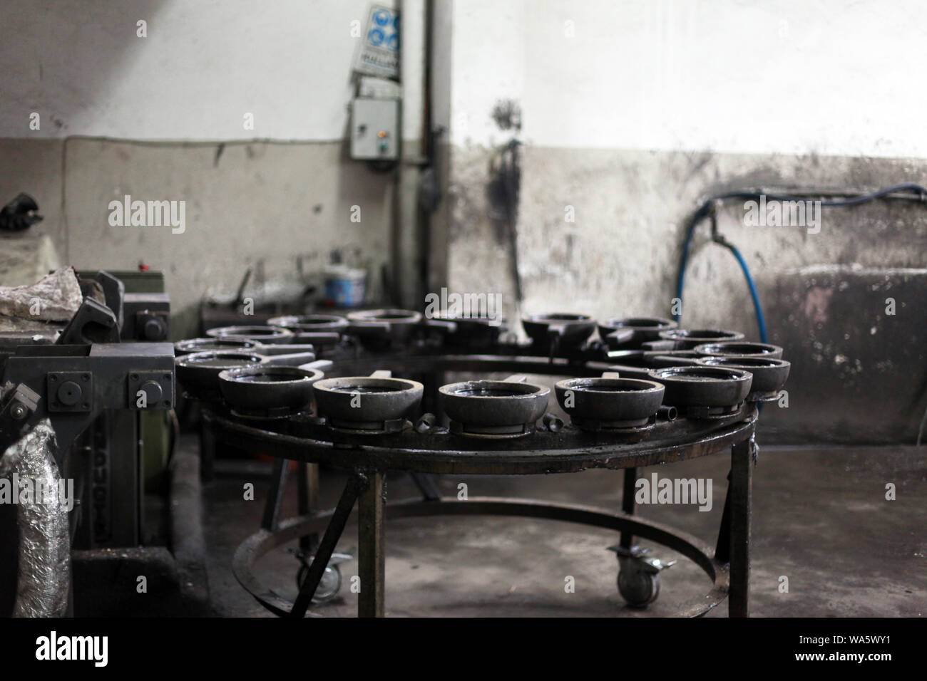 Foundry workshop in industry area Stock Photo - Alamy