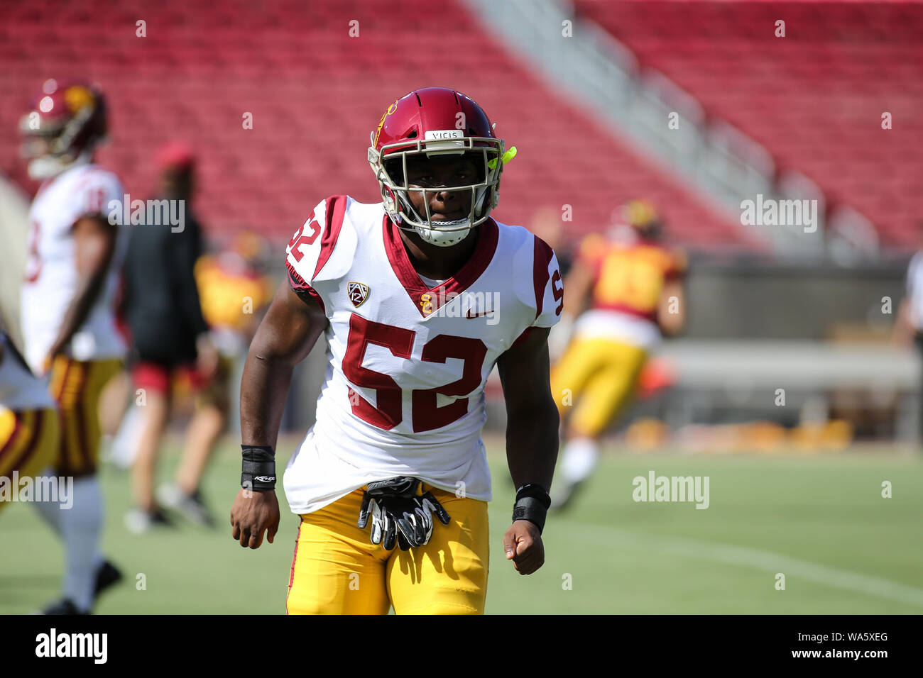 USC Trojans linebacker Spencer Gilbert (52) during the USC Trojans PAC ...