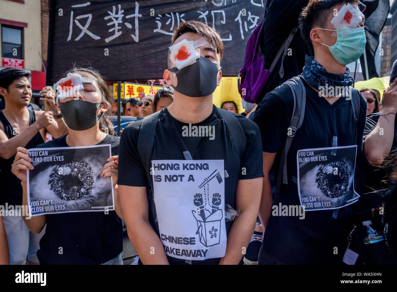 New York Usa 17th Aug 2019 Hundreds Joined Activist Group New