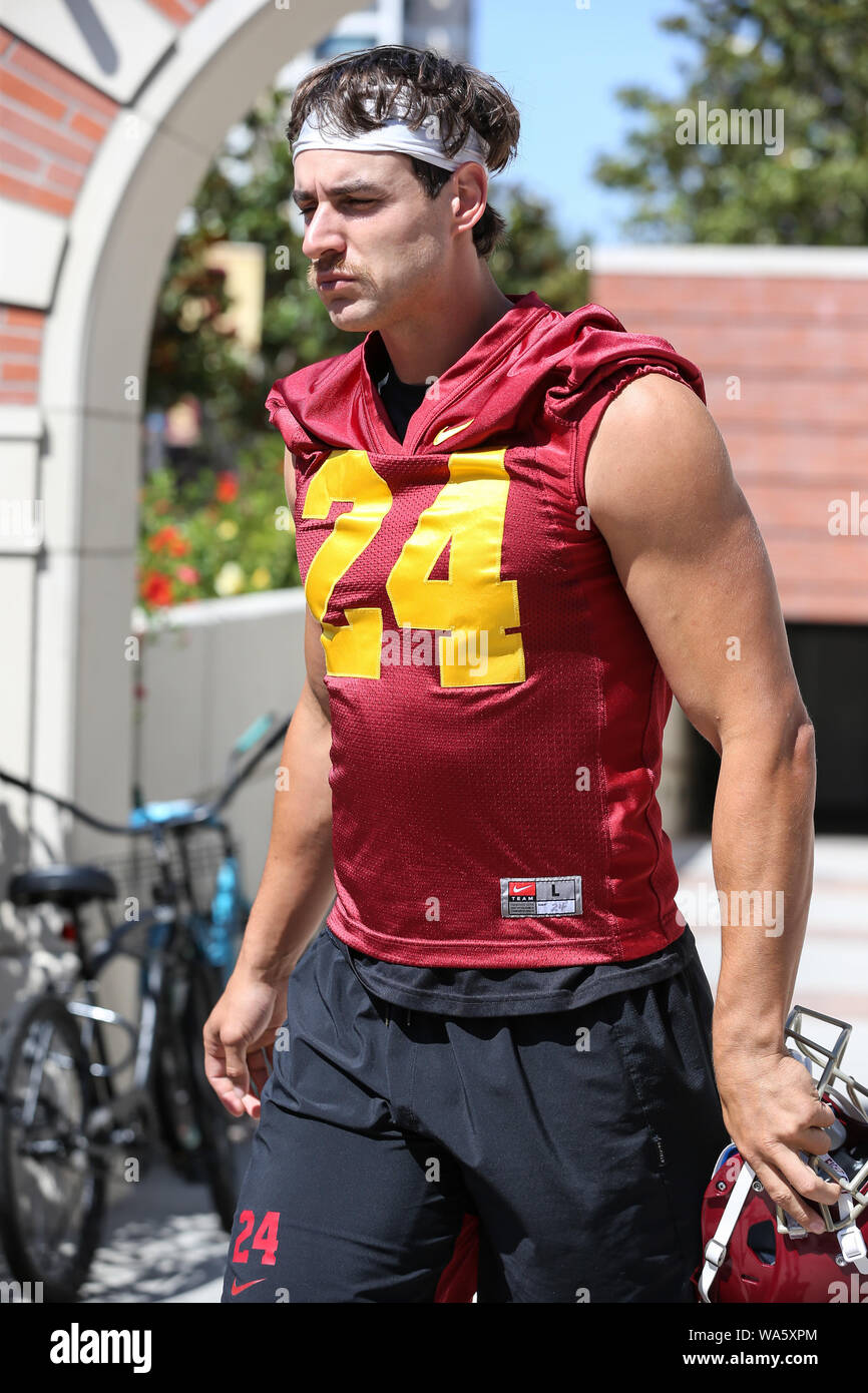 USC Trojans punter Ben Griffiths (24) during USC Trojans practice on ...