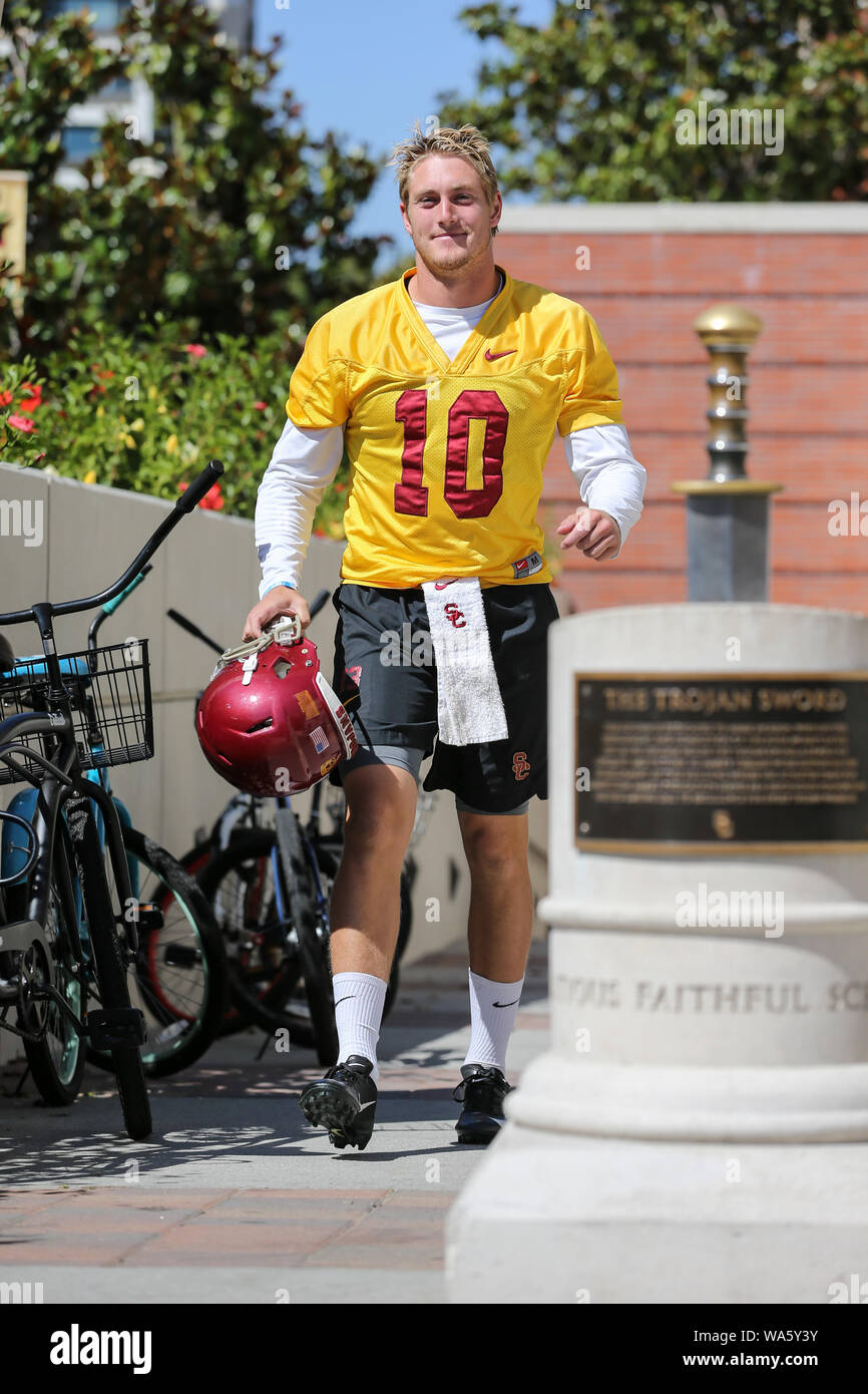 USC Trojans quarterback Jack Sears (10) during USC Trojans practice on ...