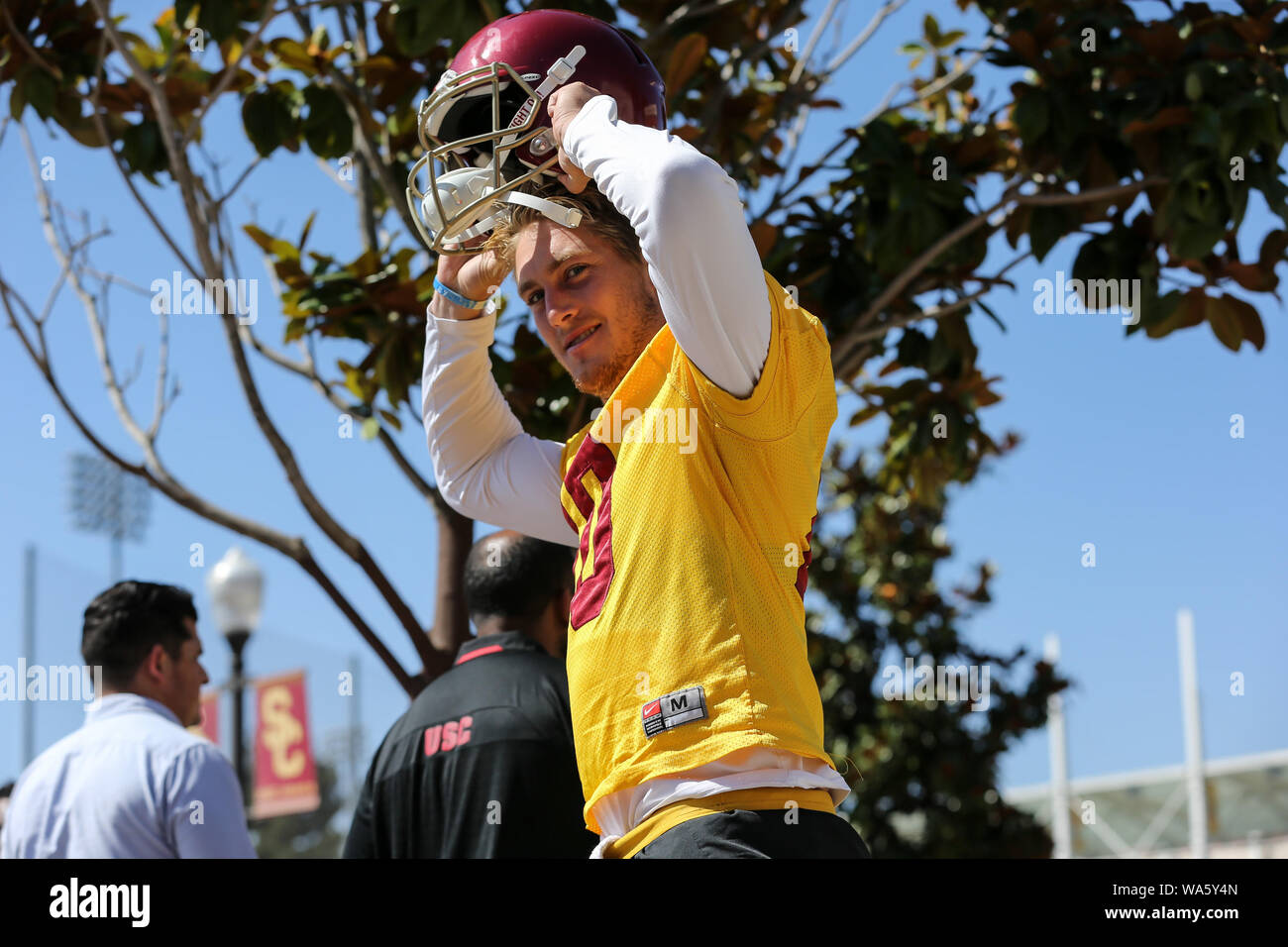 USC Trojans quarterback Jack Sears (10) during USC Trojans practice on ...