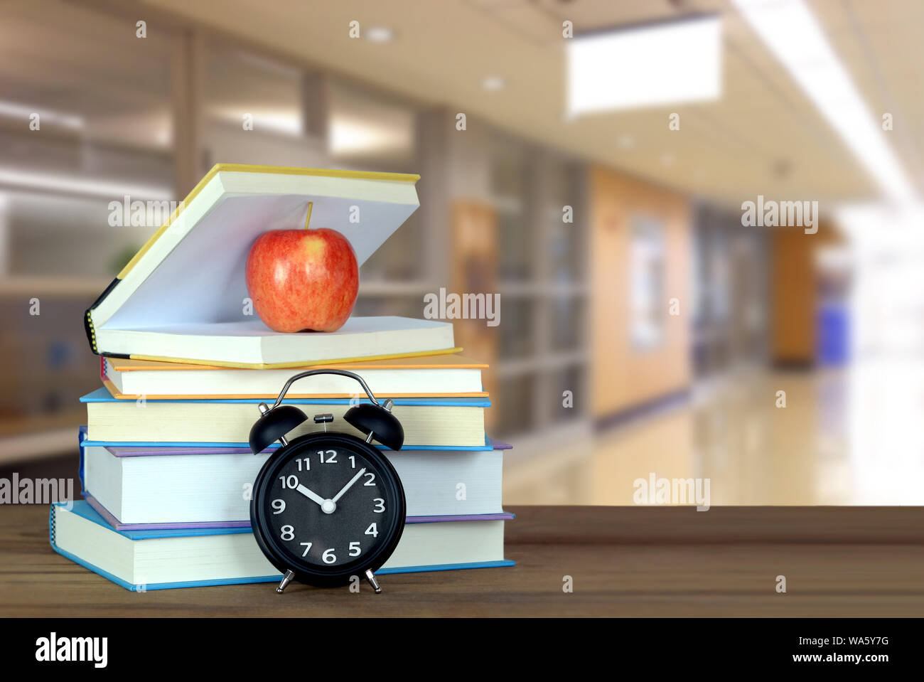 Book and campus of university for education concept Stock Photo - Alamy