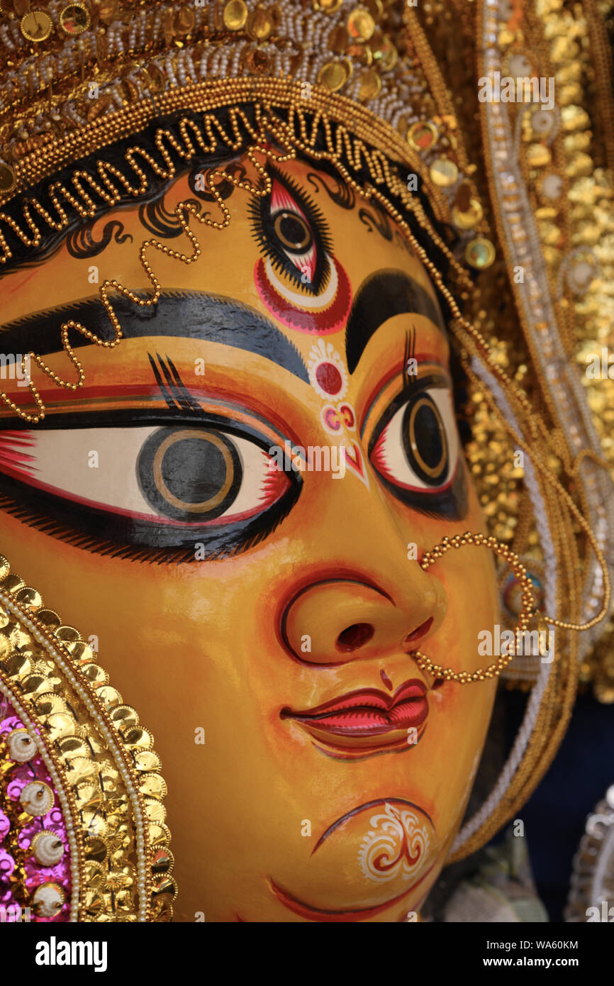 Devi Durga Face High Resolution Stock Photography and Images - Alamy
