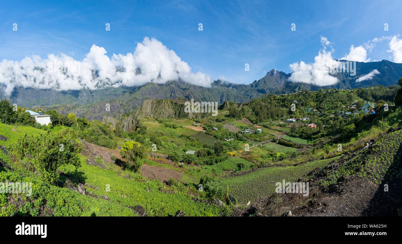 Reunion Island Aerial High Resolution Stock Photography and Images - Alamy