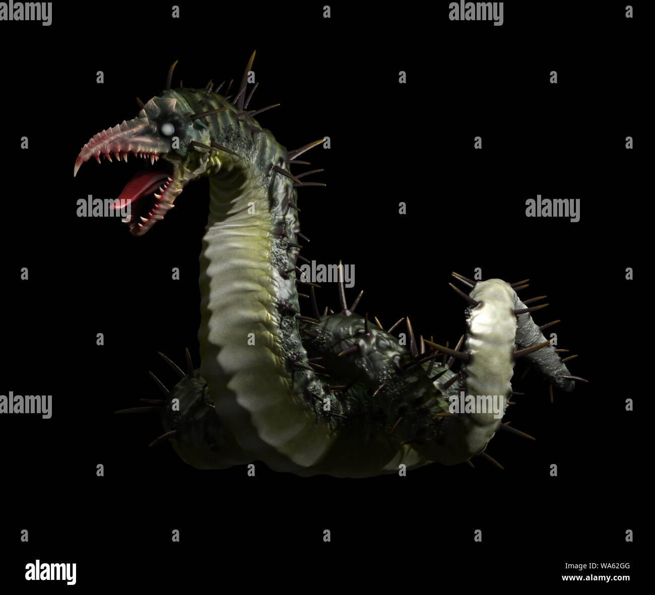 Spiny Ripper Wyrm (Hell Dragon Stock Photo - Alamy