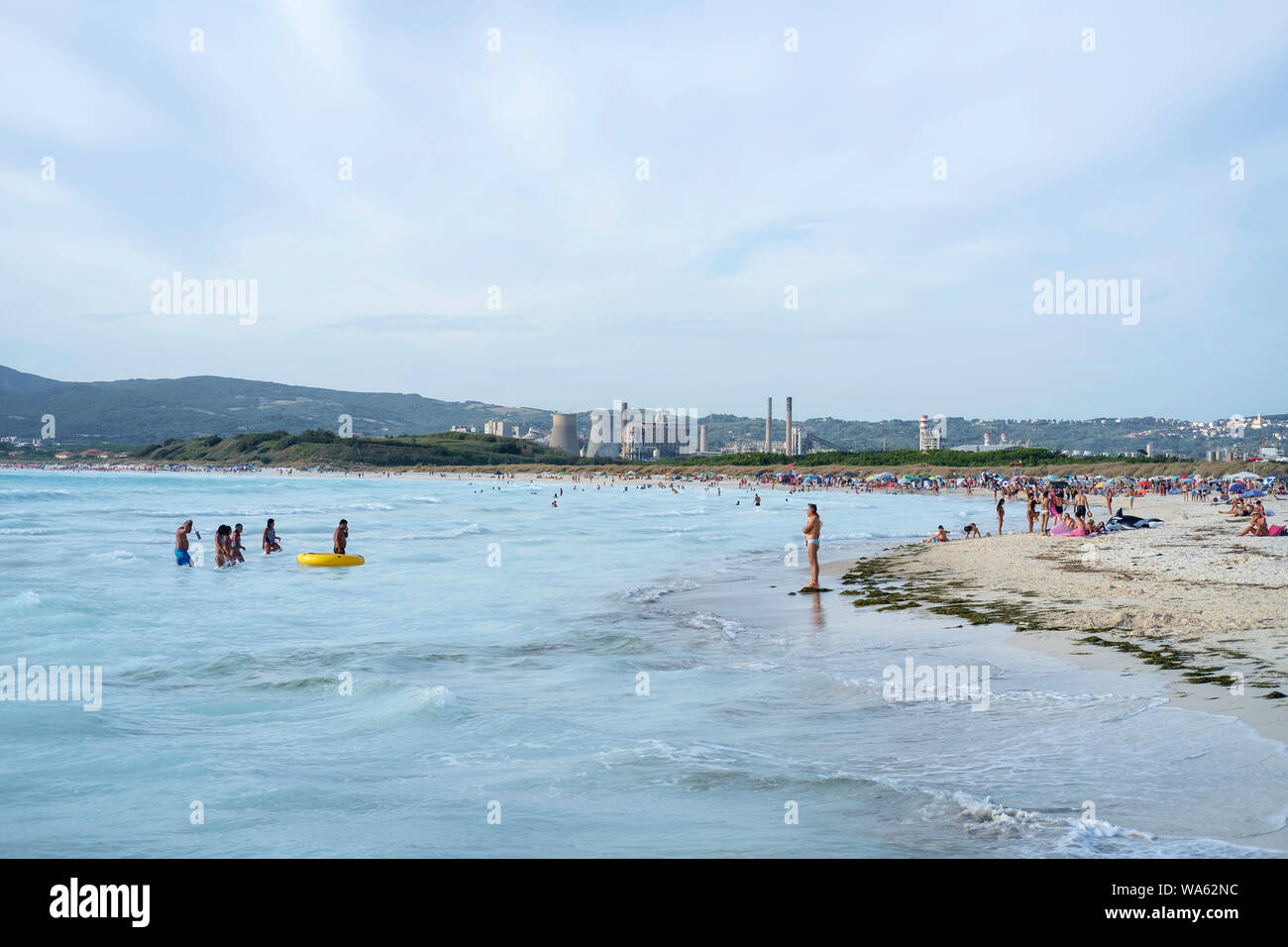 The white beach rosignano hi-res stock photography and images - Alamy