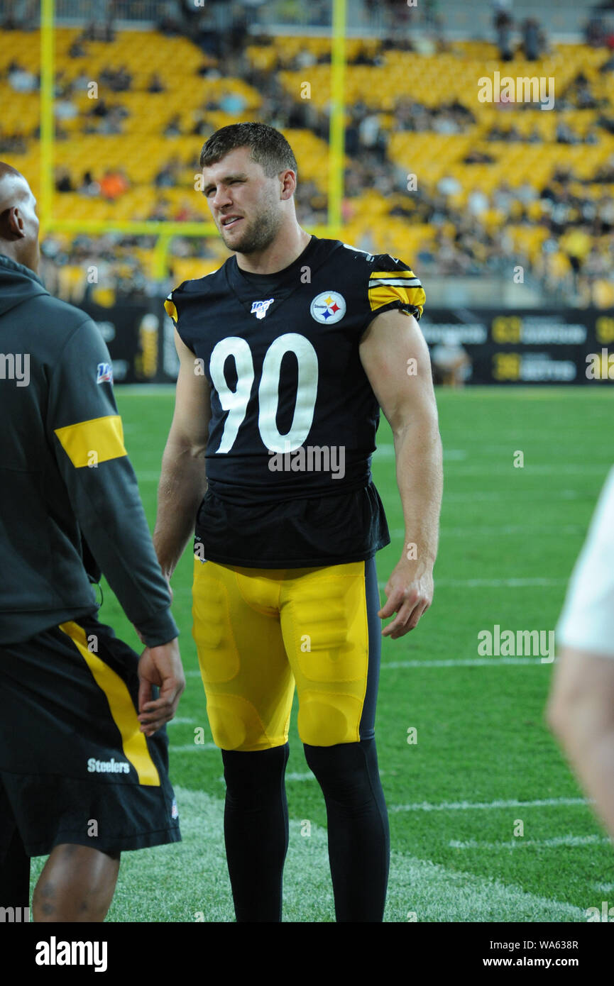 August 17th, 2019: T.J. Watt #90 LBduring the Pittsburgh Steelers vs ...