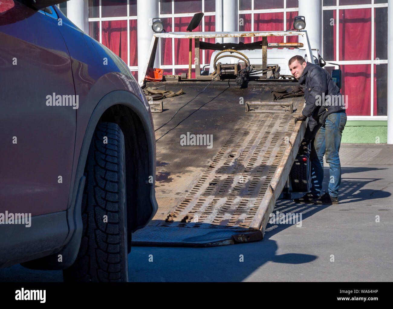 Improper parking hi-res stock photography and images - Alamy