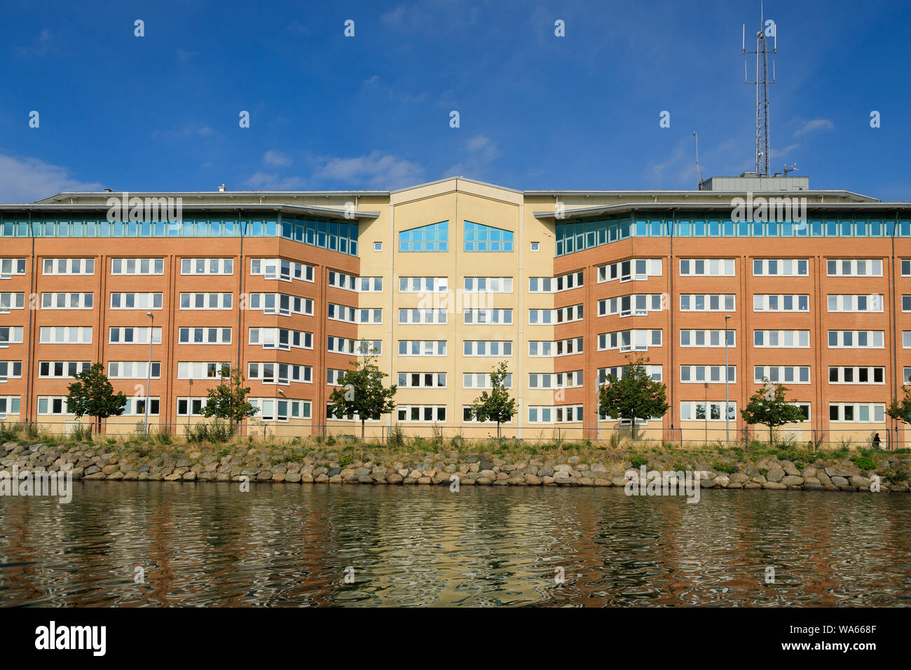 Malmo, Sweden - July 13 2019: The building of the Police Department of ...