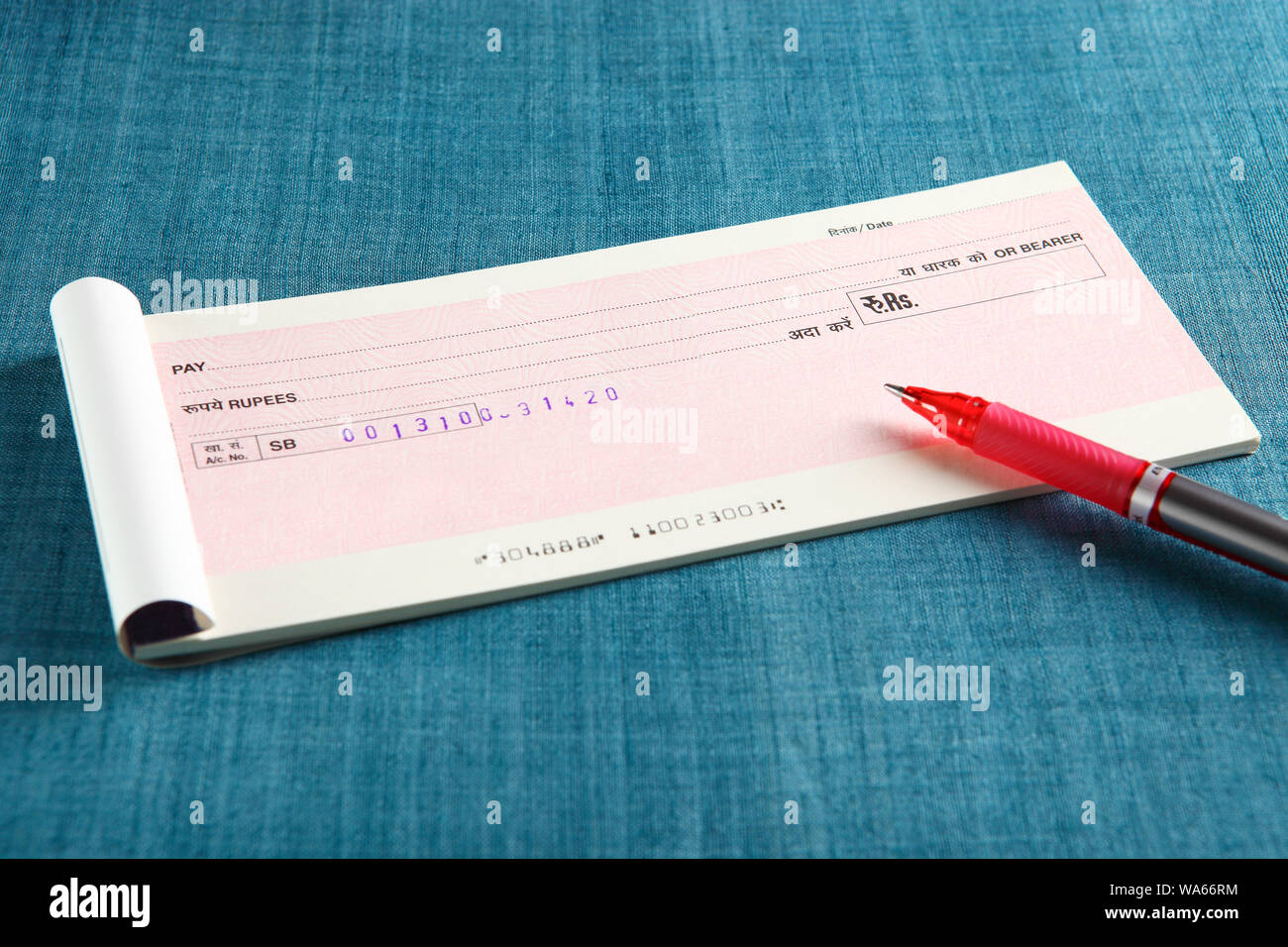 Cheque book pen hi-res stock photography and images - Alamy