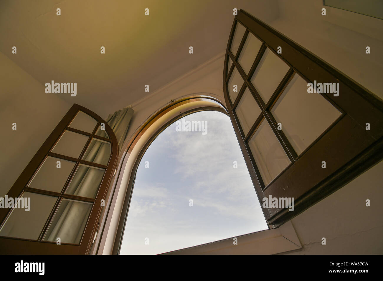 Wide open window Stock Photo - Alamy