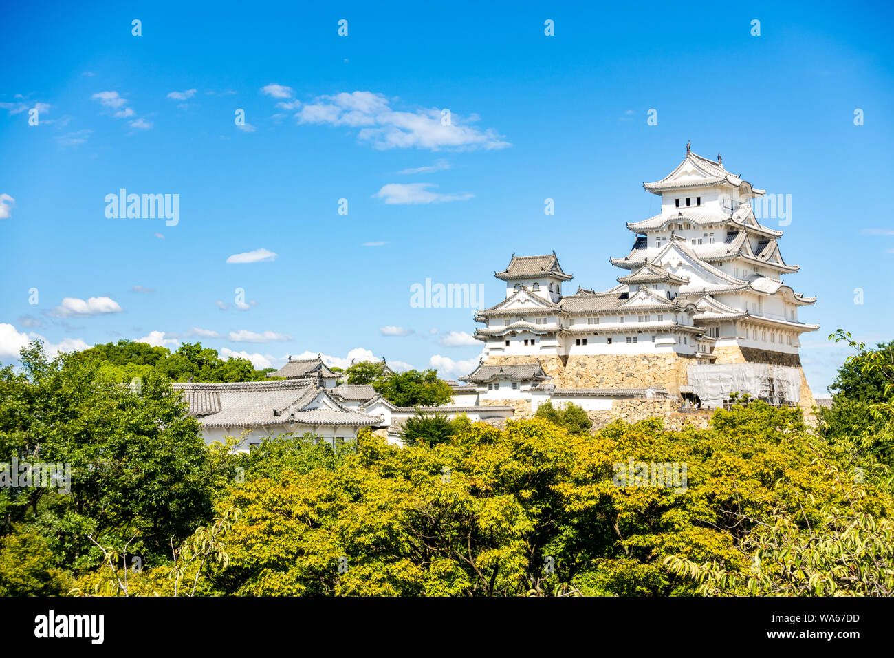 Himeji Castle the Unesco world heritage site in Himeji City Hyogo Japan ...
