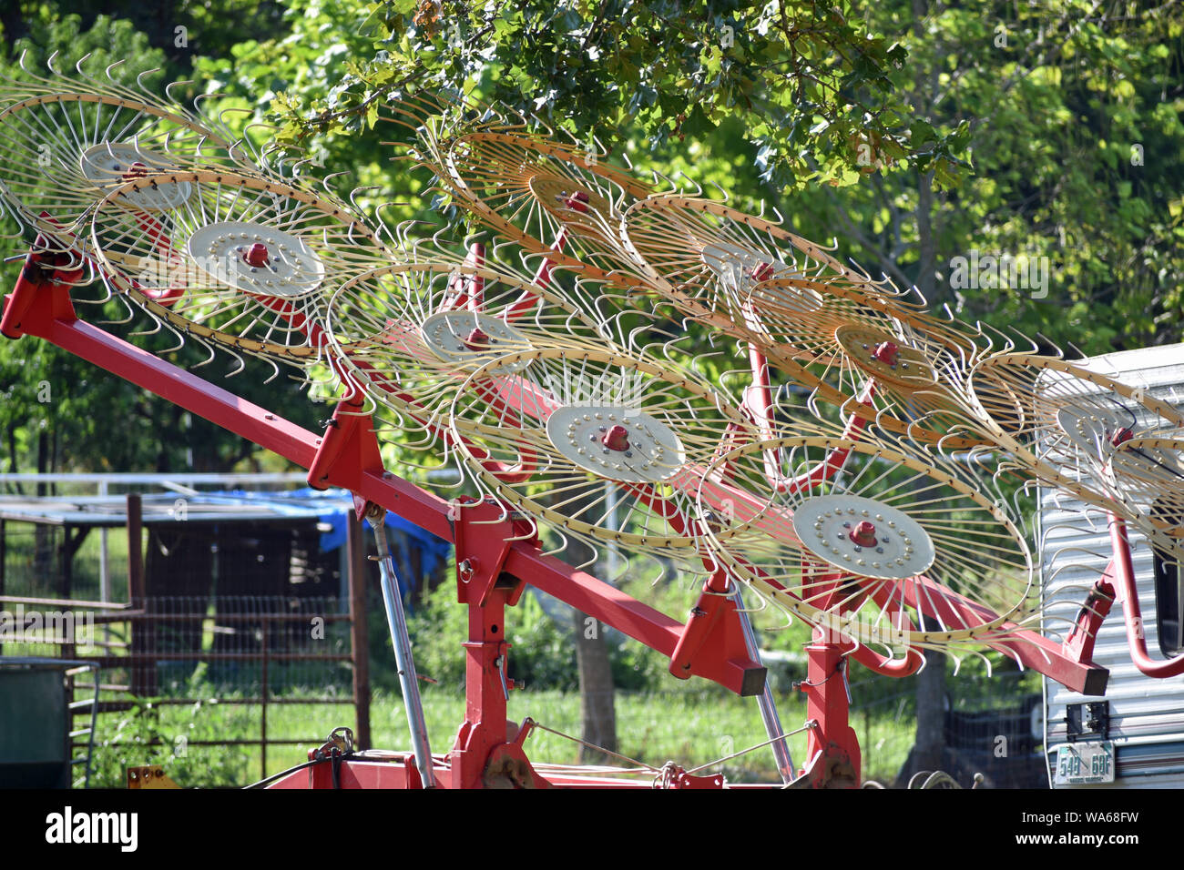 Hay Baling Equipment Stock Photo - Alamy
