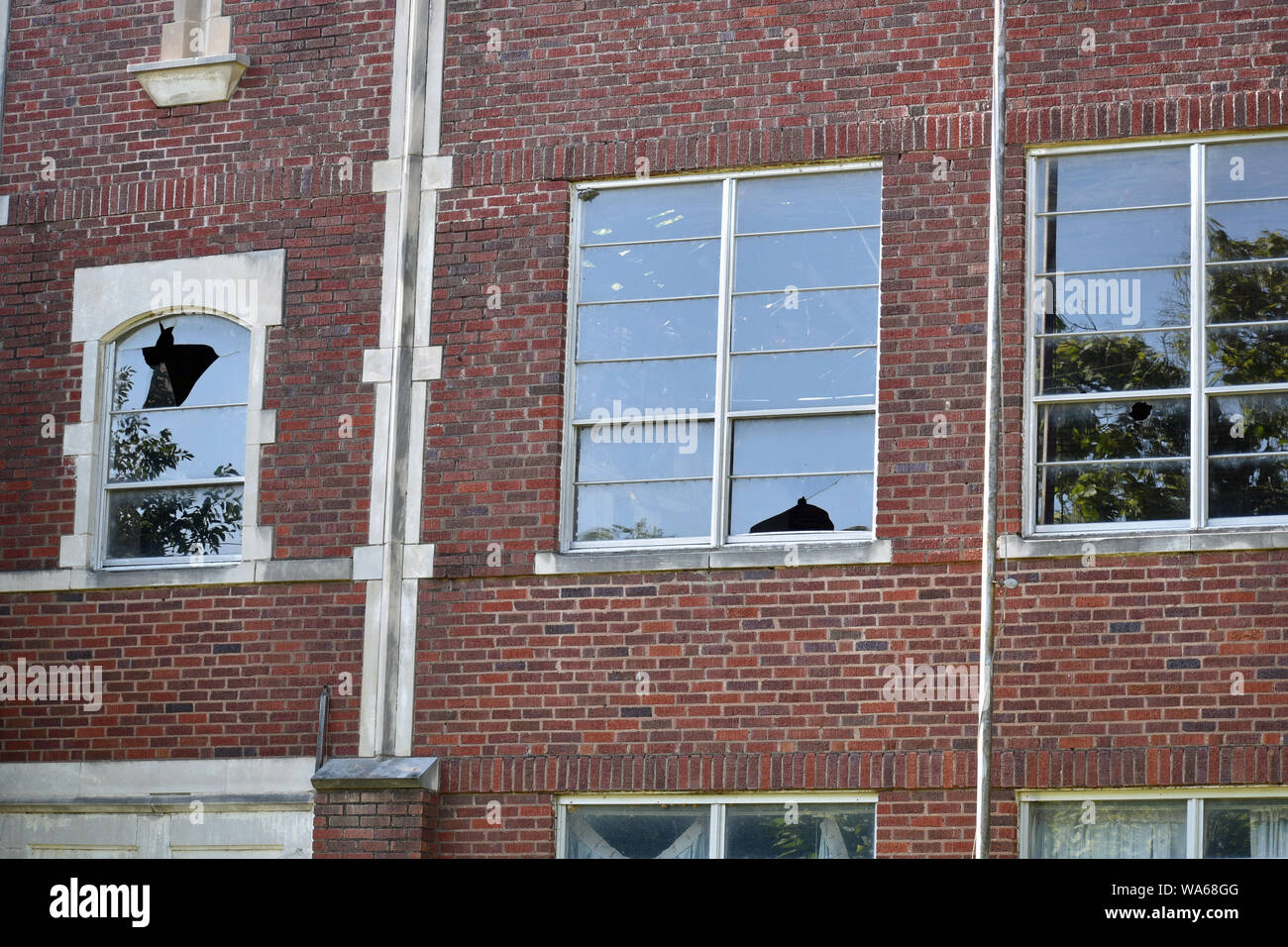 Abandoned School Building Stock Photo - Alamy