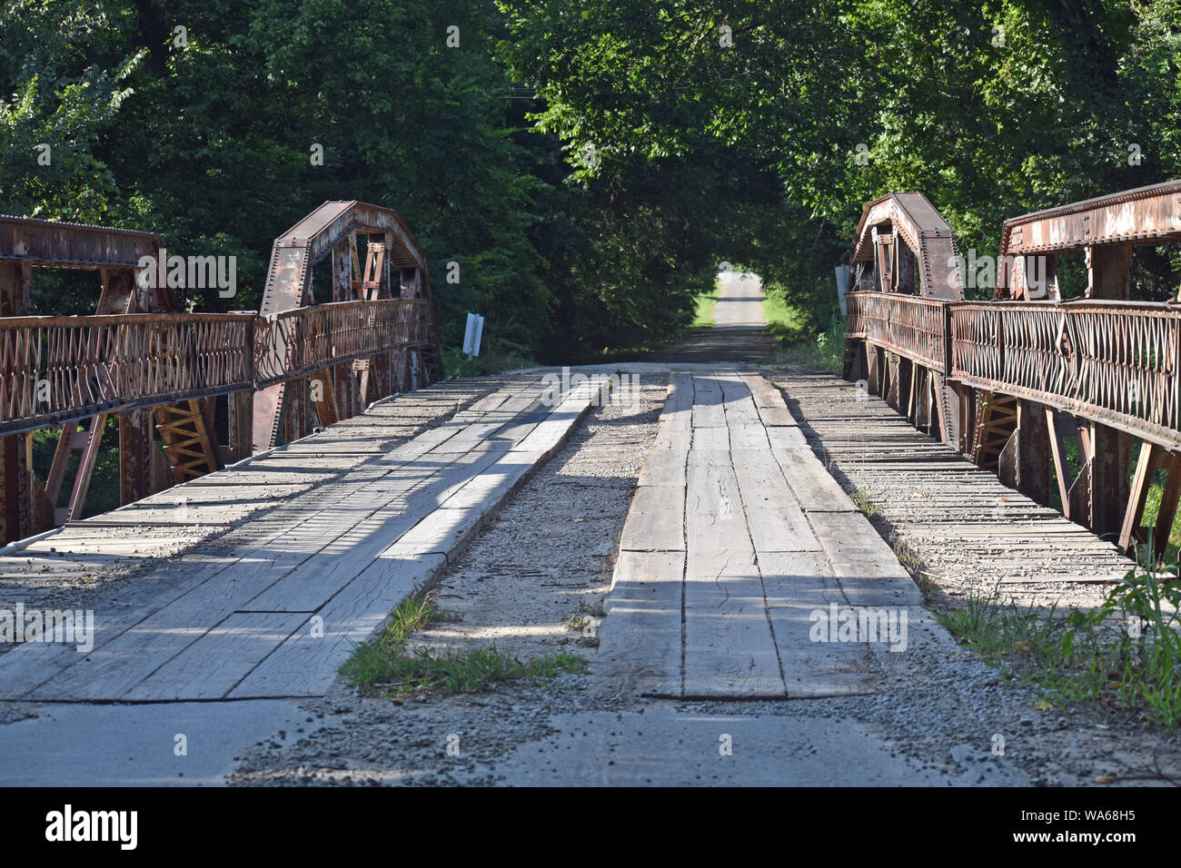 Old Steel Car Bridge Stock Photo - Alamy