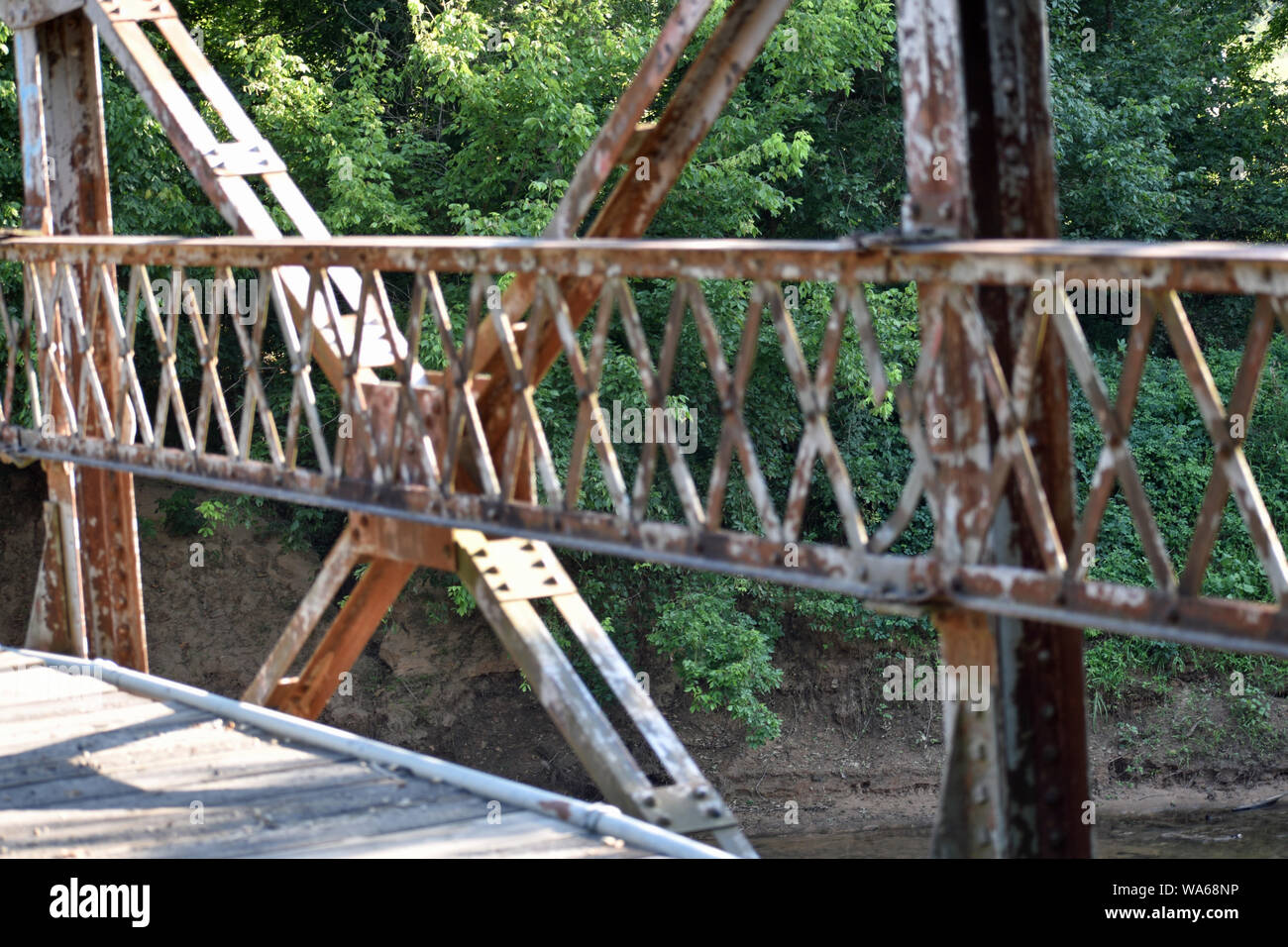 Old Steel Car Bridge Stock Photo - Alamy