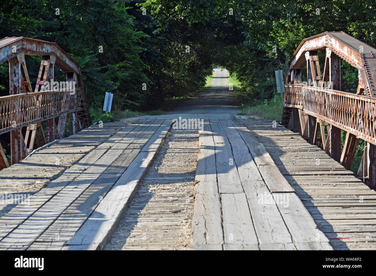 Old Steel Car Bridge Stock Photo - Alamy