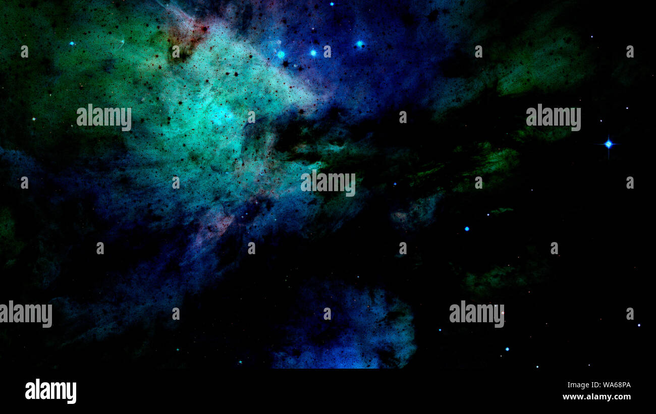 Infinite space background with nebulas and stars. This image elements ...