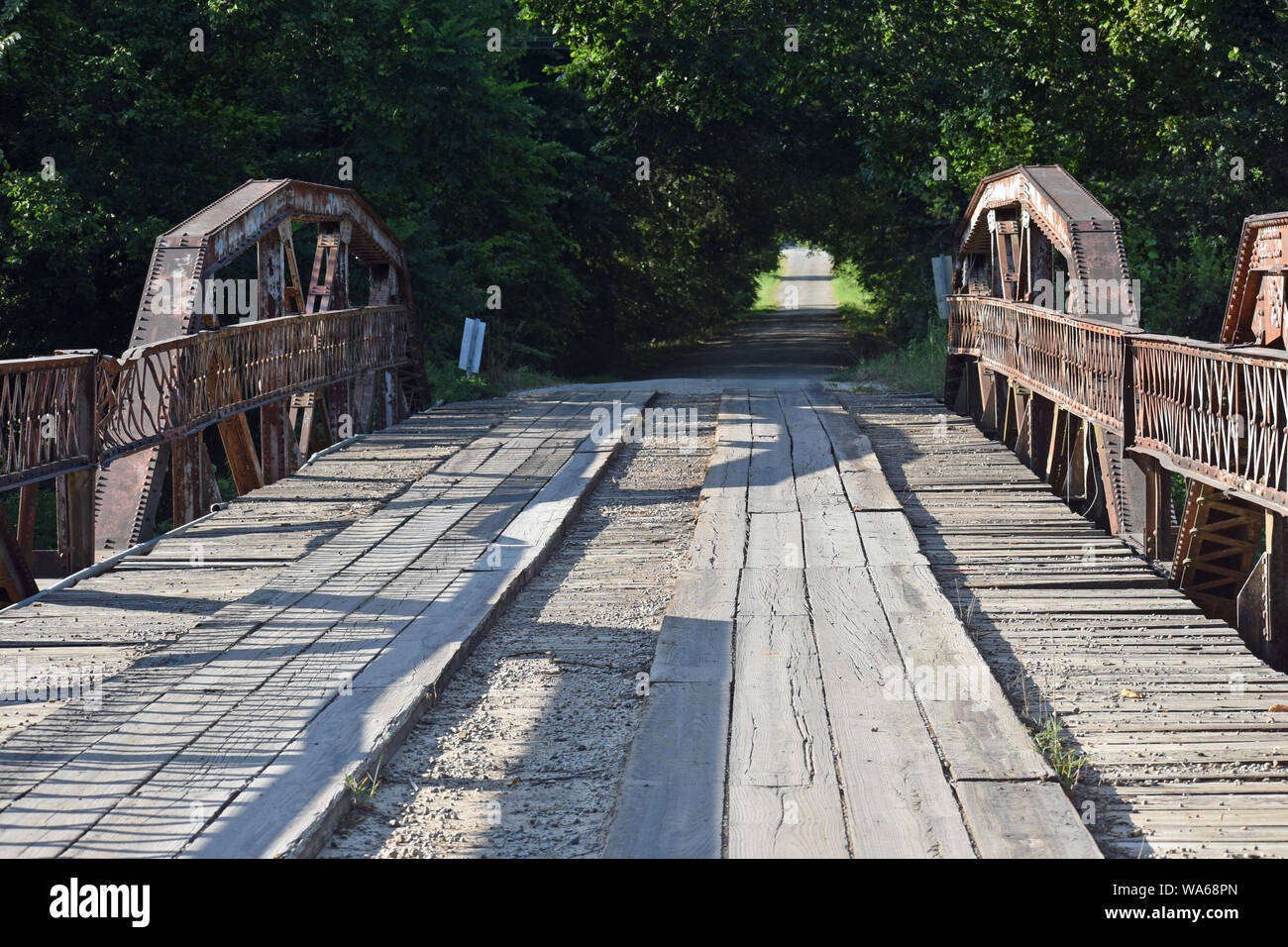 Old Steel Car Bridge Stock Photo - Alamy