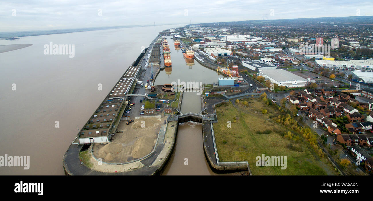 Aerial View Of River Hull High Resolution Stock Photography and Images ...