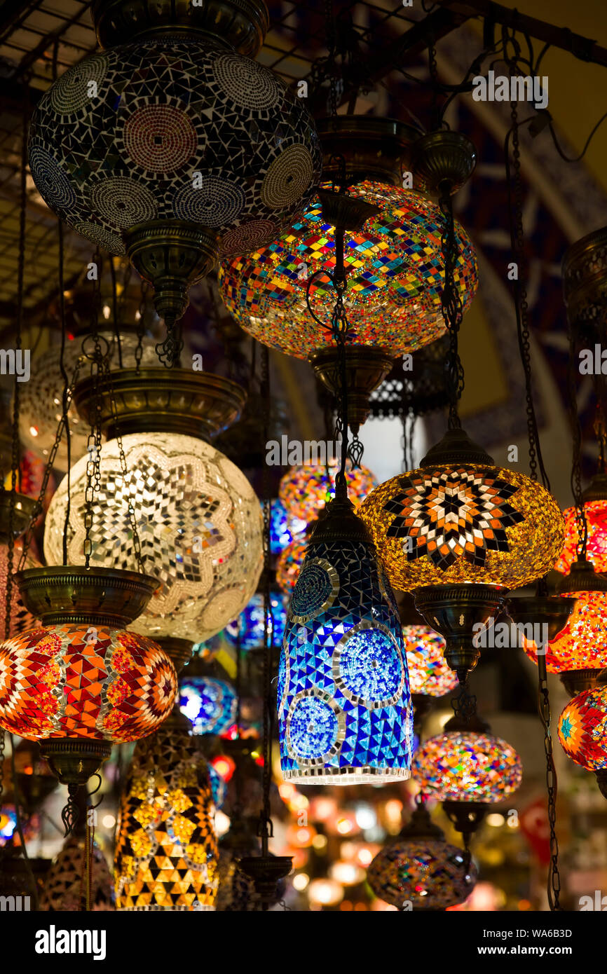Lamps on the grand bazaar market hi-res stock photography and images ...