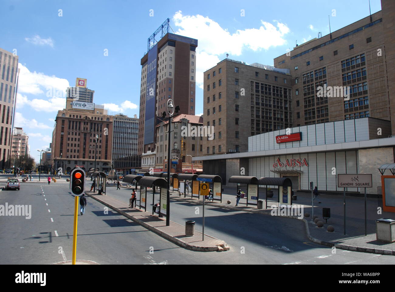 Gandhi square johannesburg city johannesburg hi-res stock photography ...