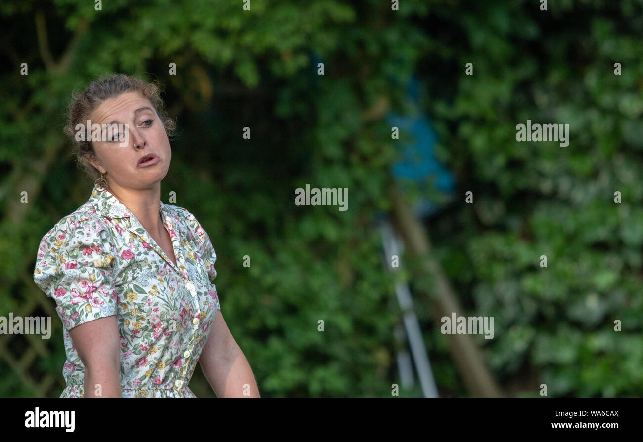 Emily Winter as Helena in A Midsummer Night's Dream Stock Photo - Alamy