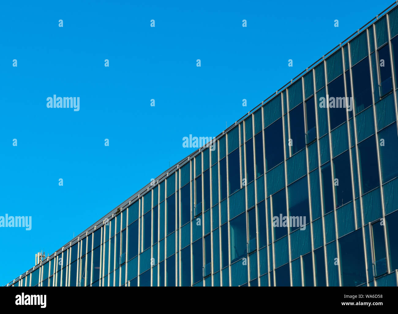 Part of facade of modern apartment building hi-res stock photography ...