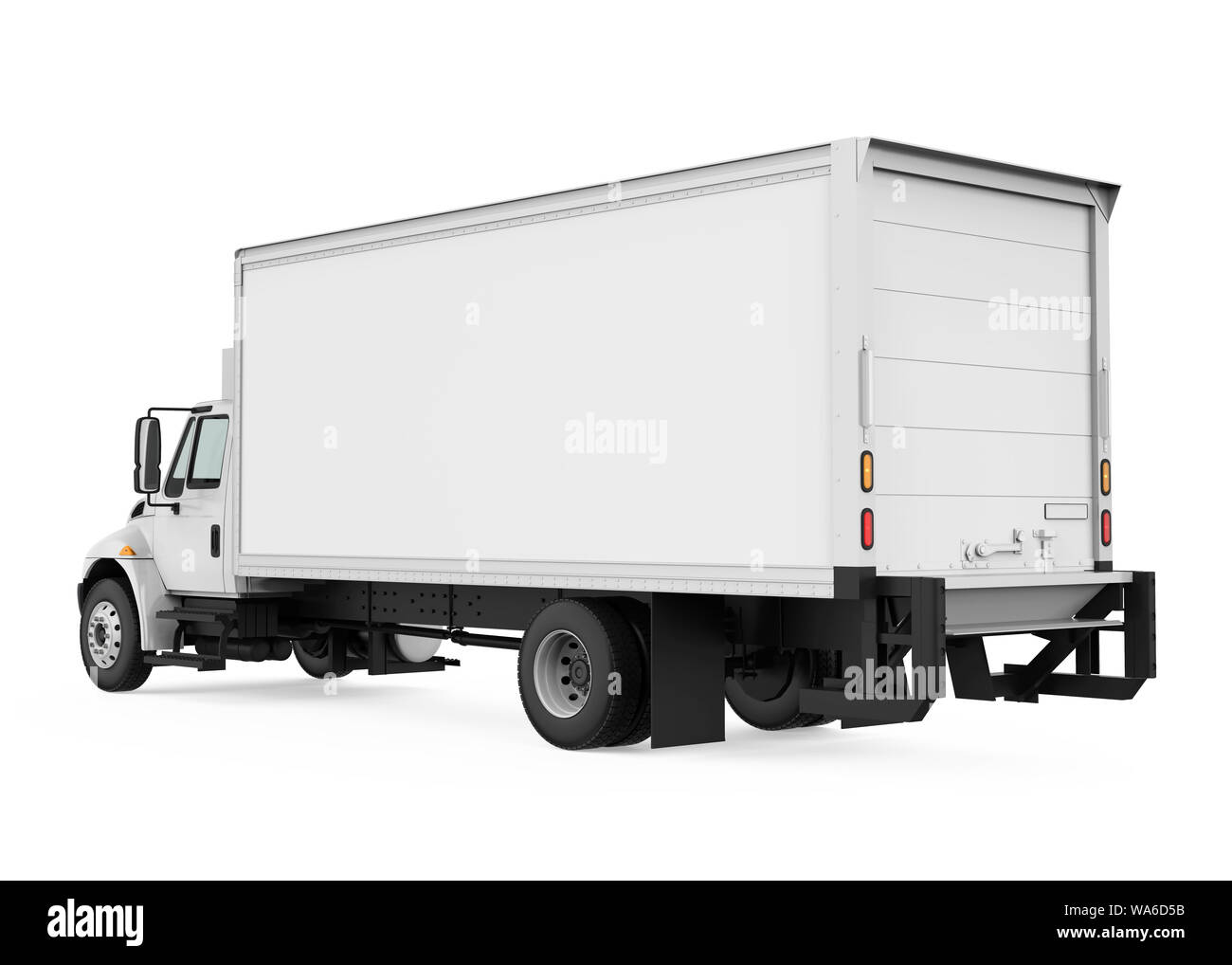 Refrigerated Truck Isolated Stock Photo - Alamy