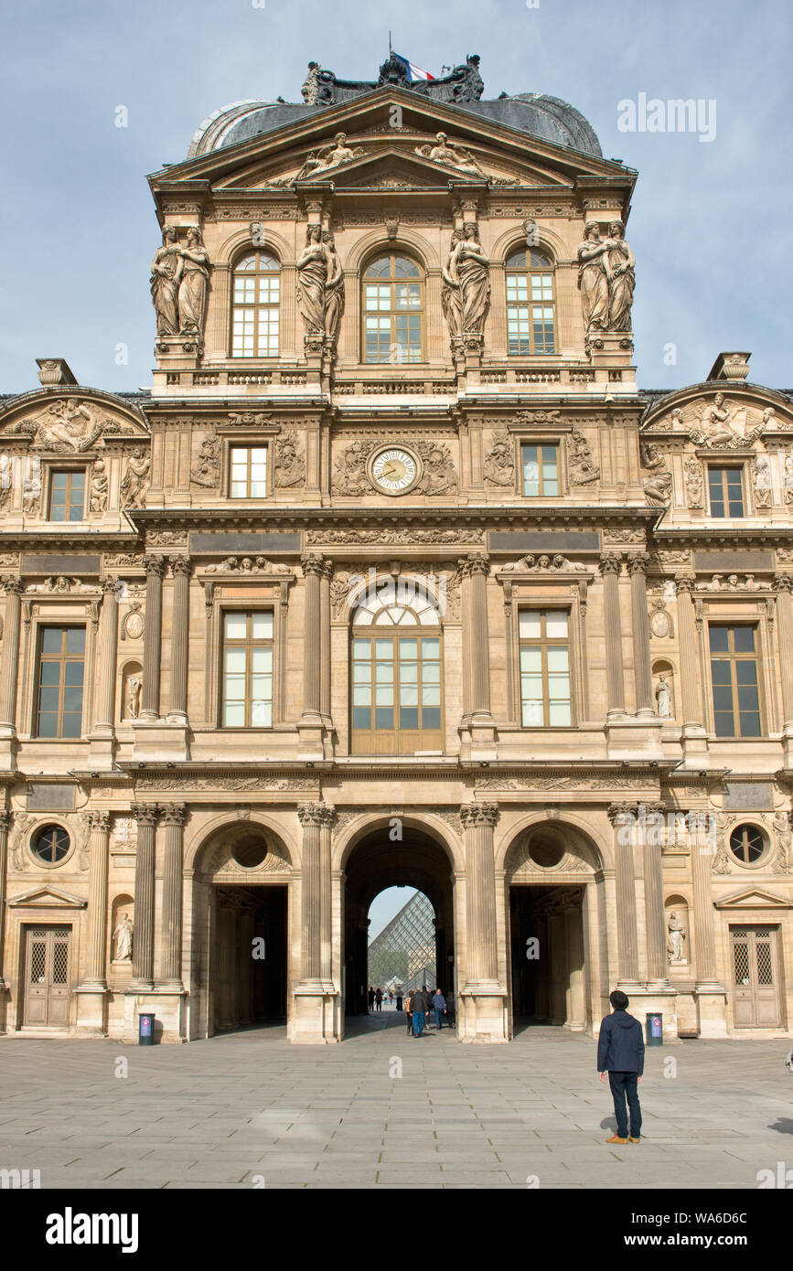 The Lourve Art Museum. Paris, France Stock Photo - Alamy
