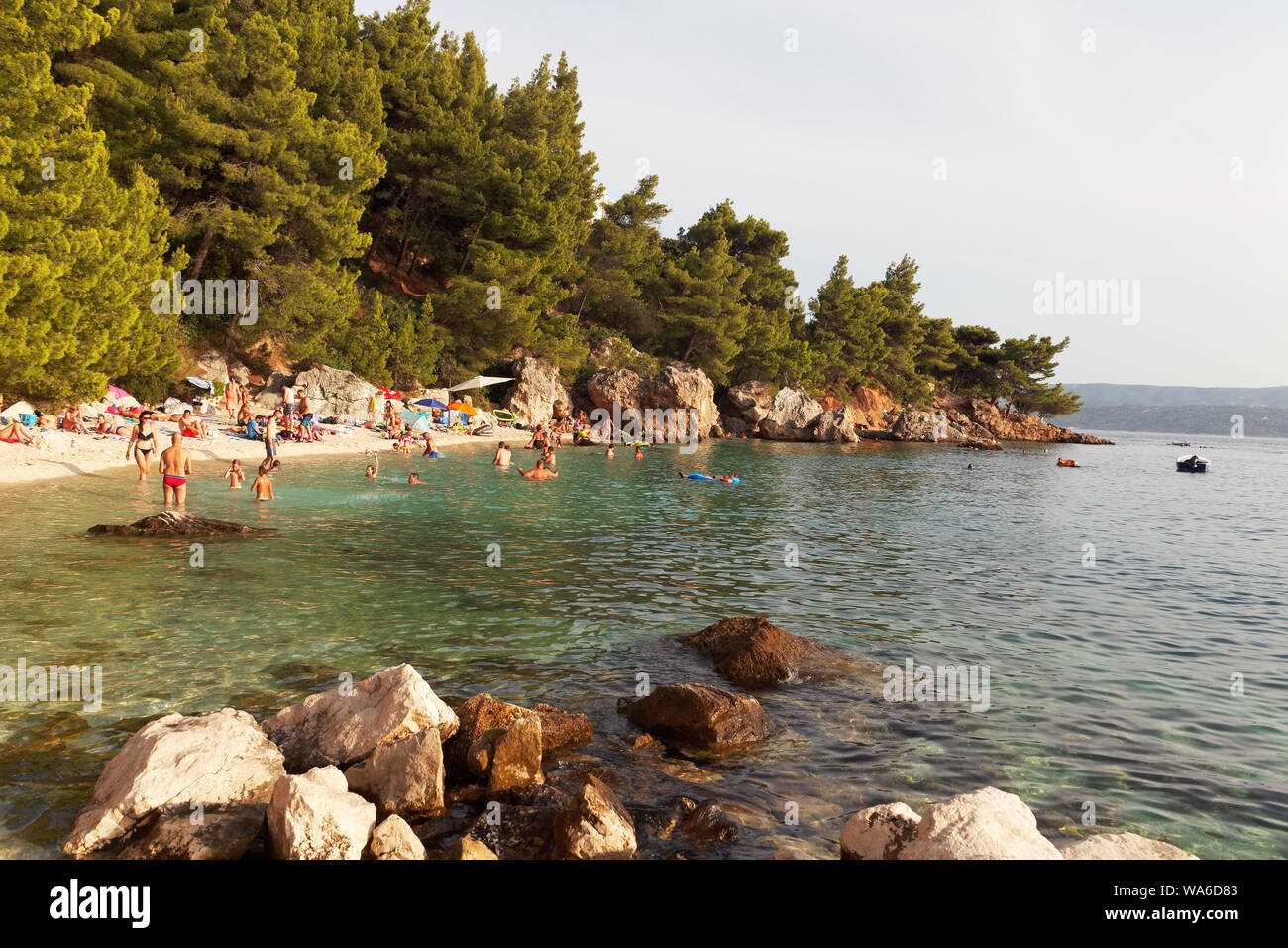 Omis croatia beach hi-res stock photography and images - Alamy