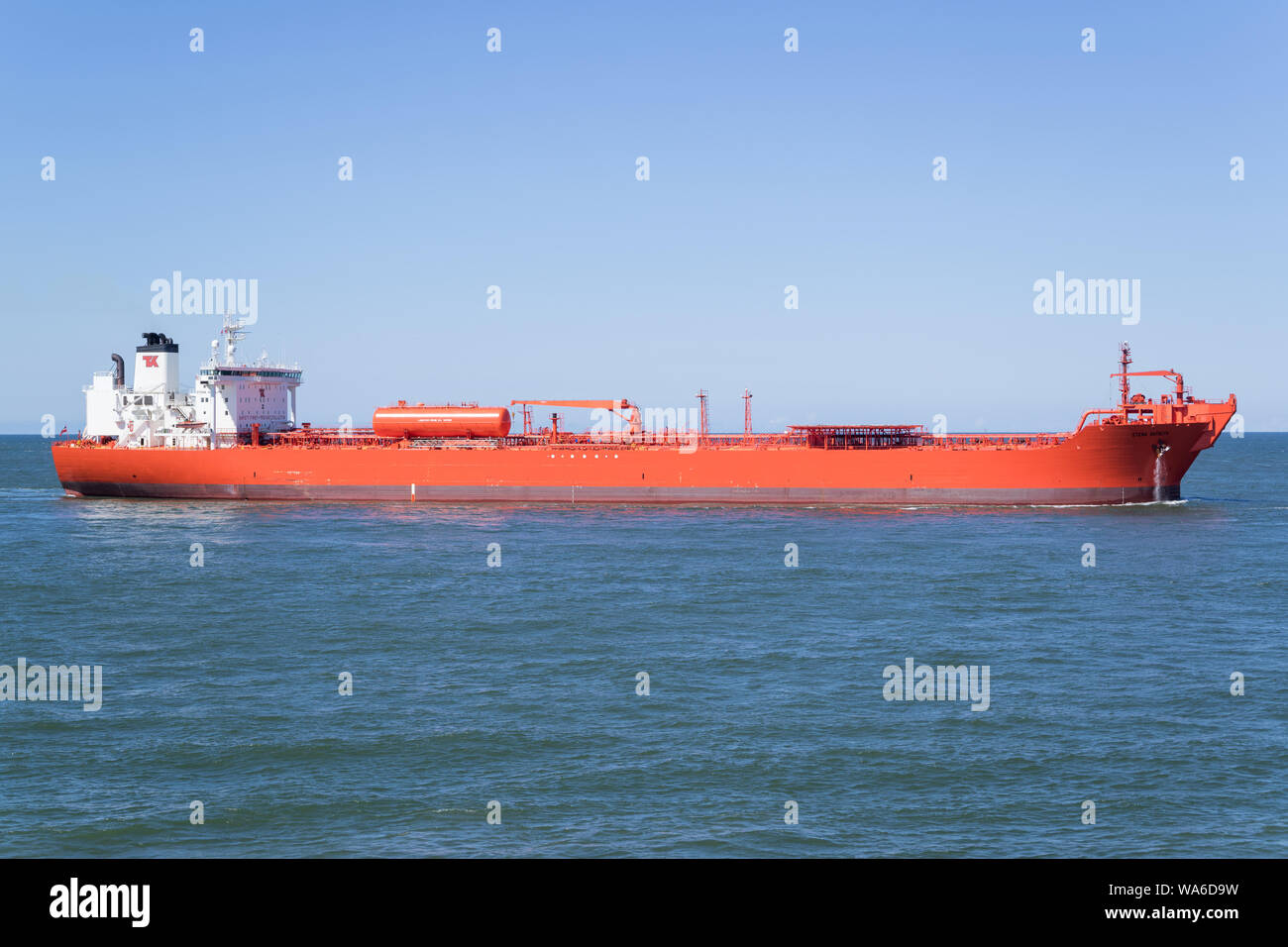 shuttle tanker STENA NATALITA inbound Rotterdam Stock Photo - Alamy