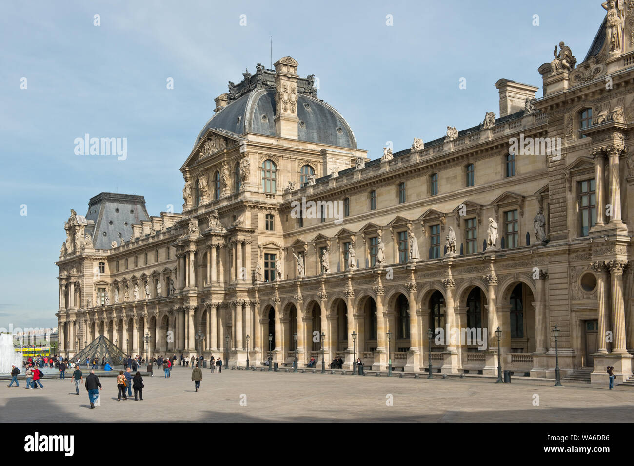 The Lourve Art Museum. Paris, France Stock Photo - Alamy