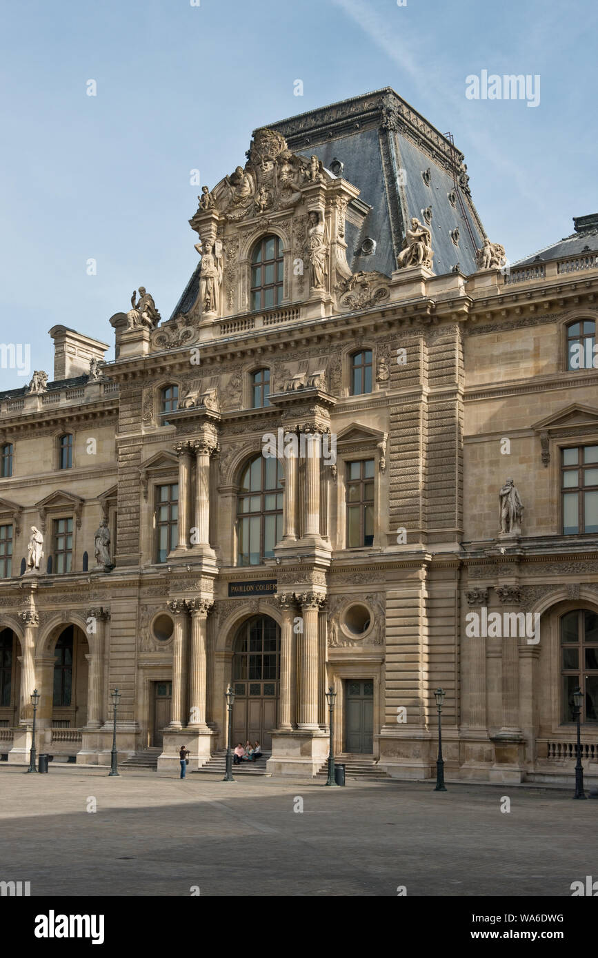 The Lourve Art Museum. Paris, France Stock Photo - Alamy