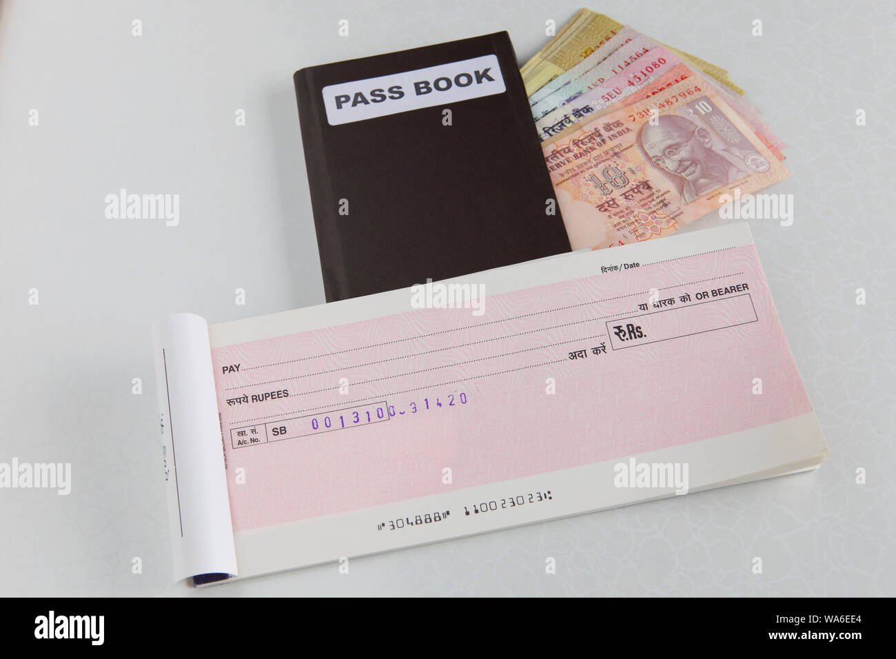Cheque book money finance commerce hi-res stock photography and images ...
