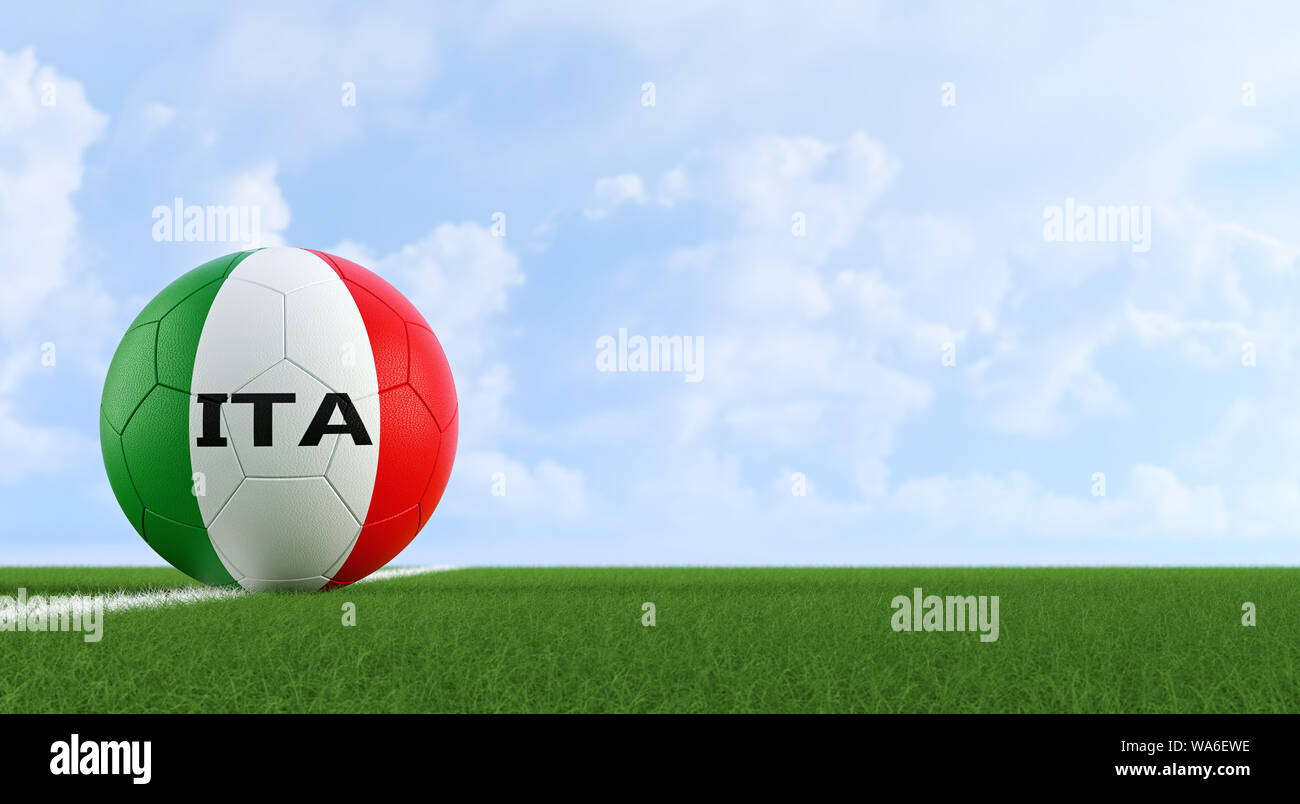 Italian flag soccer ball hi-res stock photography and images - Alamy