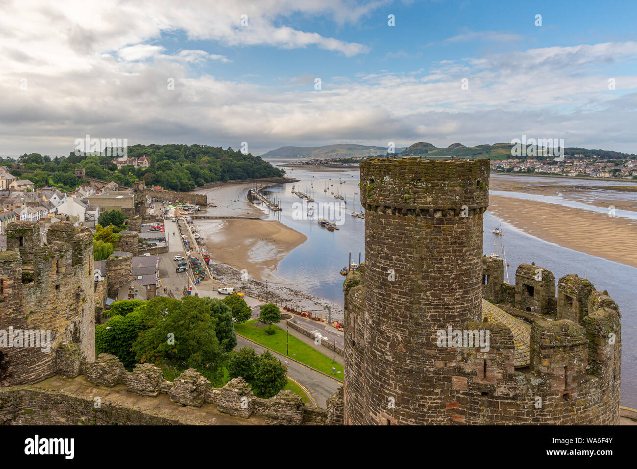 Conwy town hi-res stock photography and images - Alamy