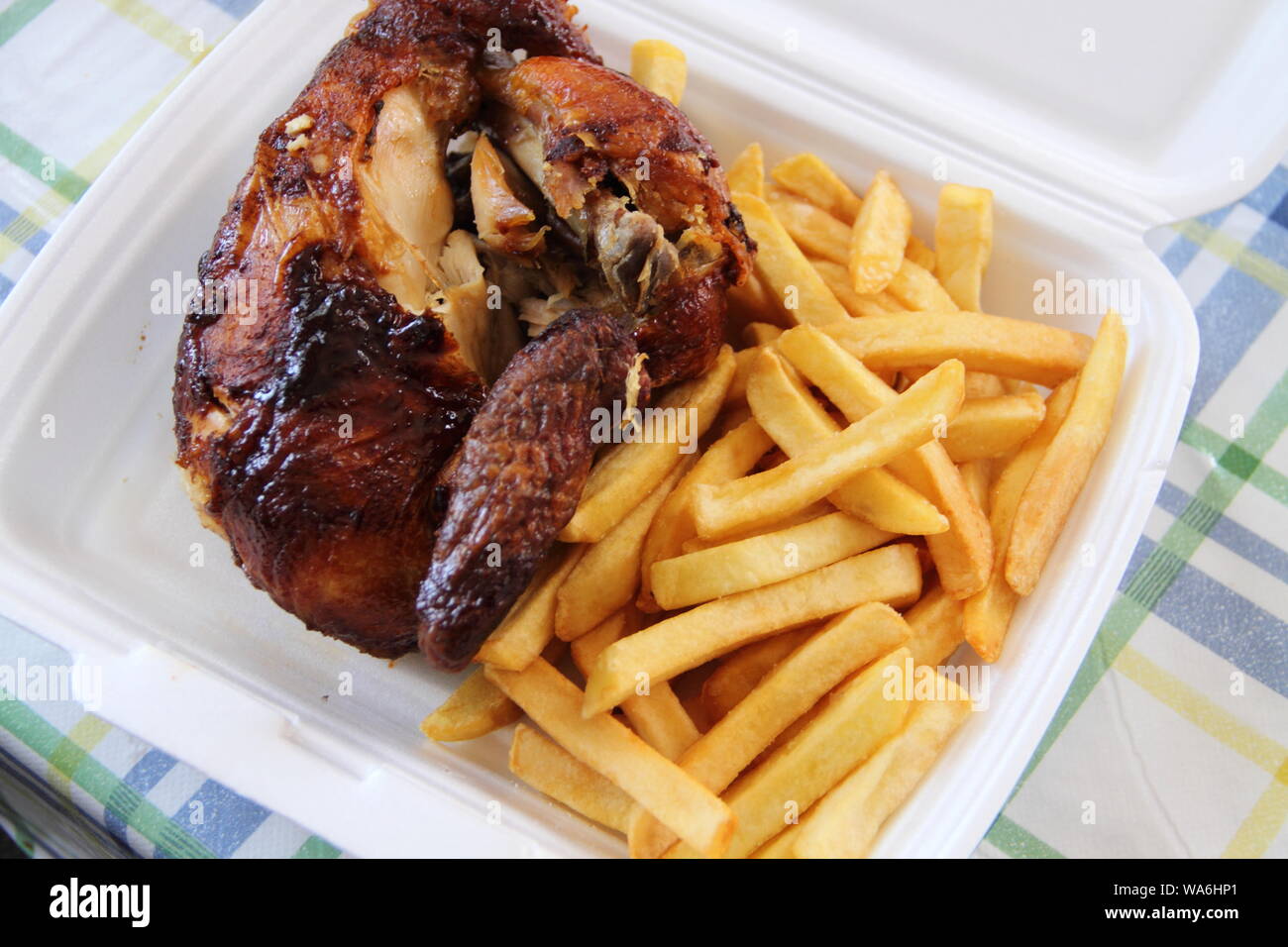 Chicken And Chips Takeaway High Resolution Stock Photography and Images ...