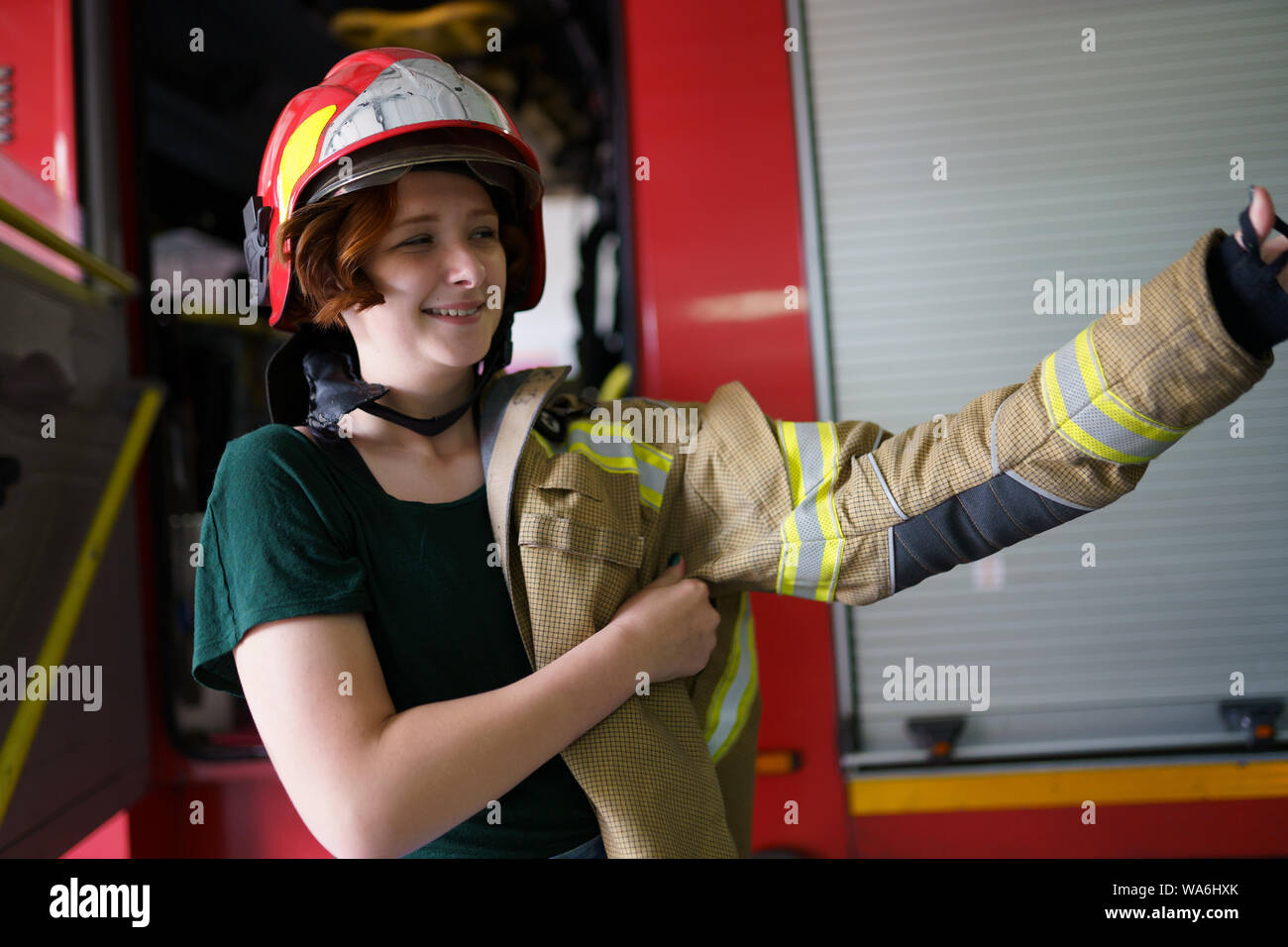 Fire engine helmet hi-res stock photography and images - Alamy