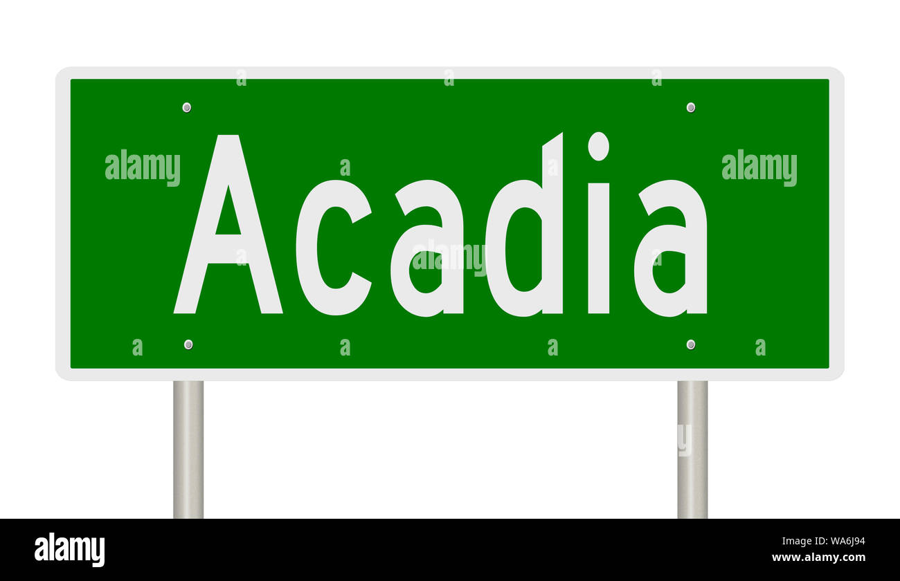 Acadia National Park Sign High Resolution Stock Photography and Images ...