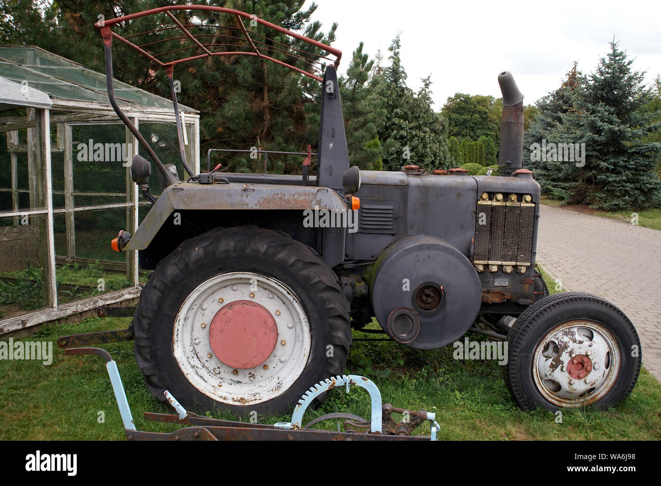 Ursus C-45 - old polish tractor Stock Photo - Alamy