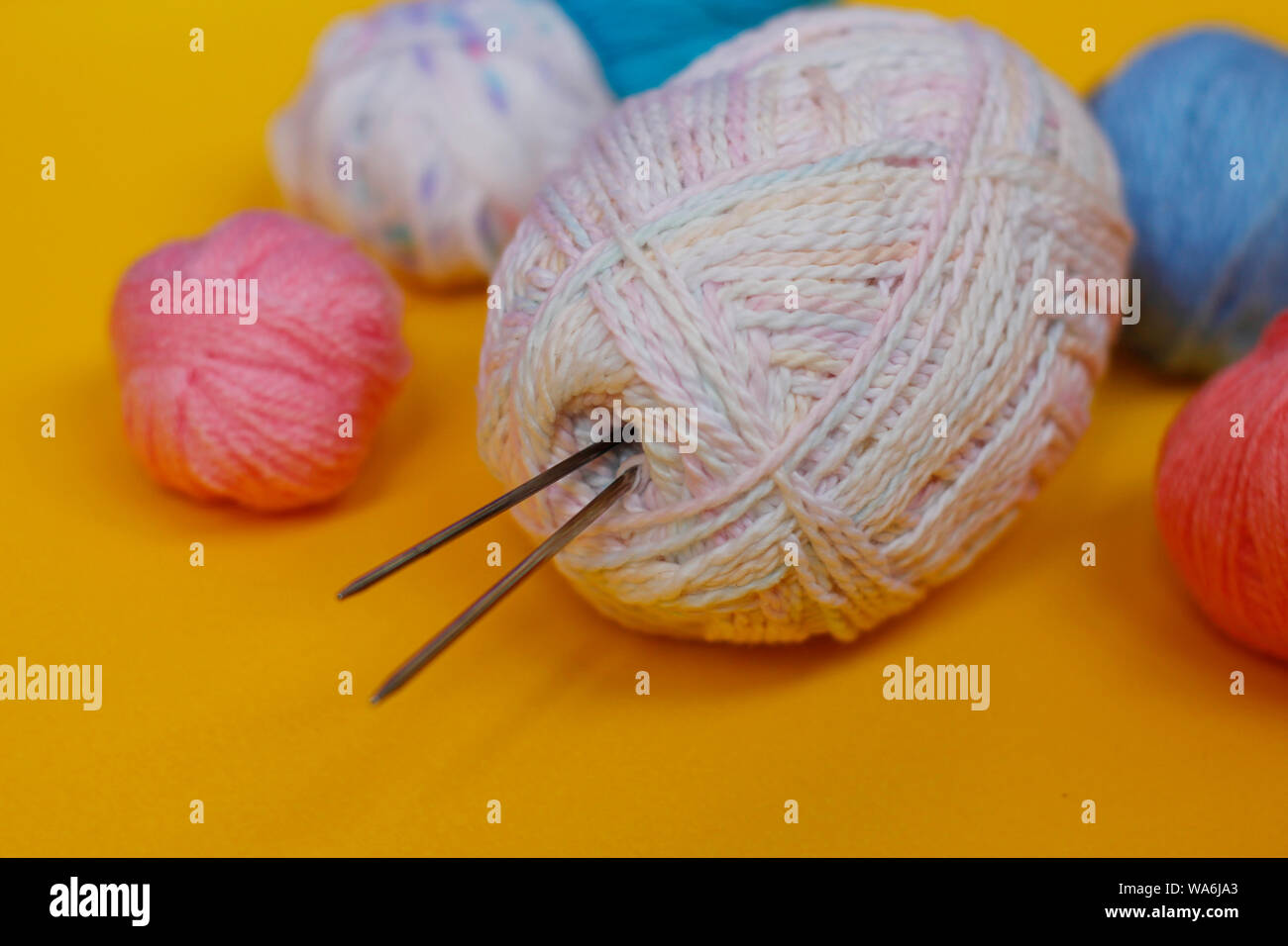 Knitting needle hi-res stock photography and images - Alamy