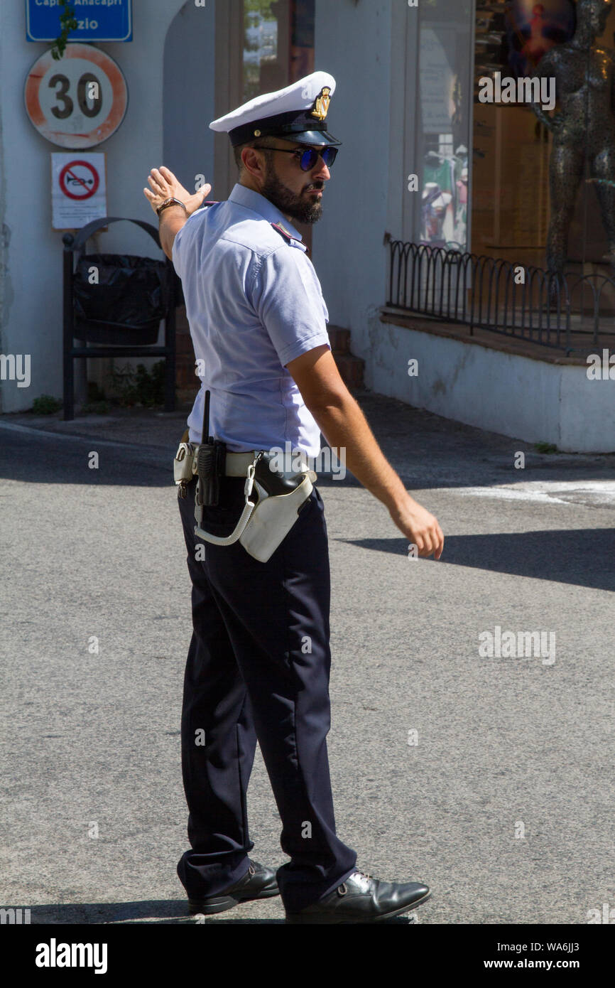 Traffic Policeman Hand Signals
