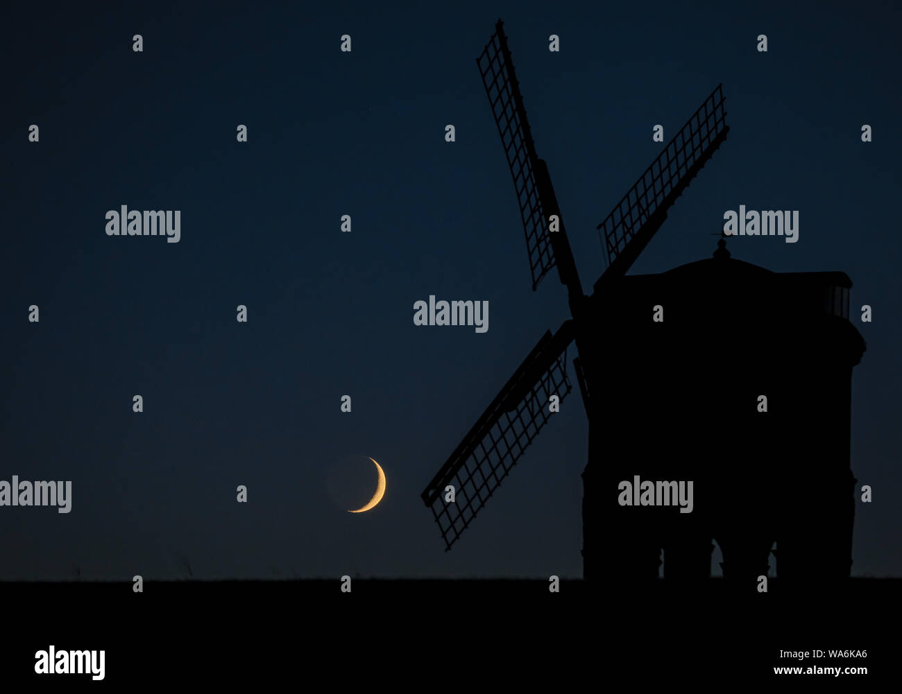 Chesterton Windmill & Crescent Moon, Warwickshire, UK Stock Photo - Alamy