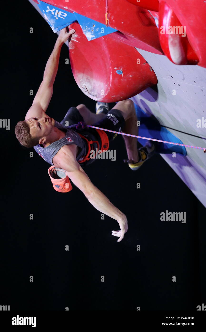 Jakob Schubert (AUT), AUGUST 15, 2019 - Sport Climbing : IFSC Climbing ...