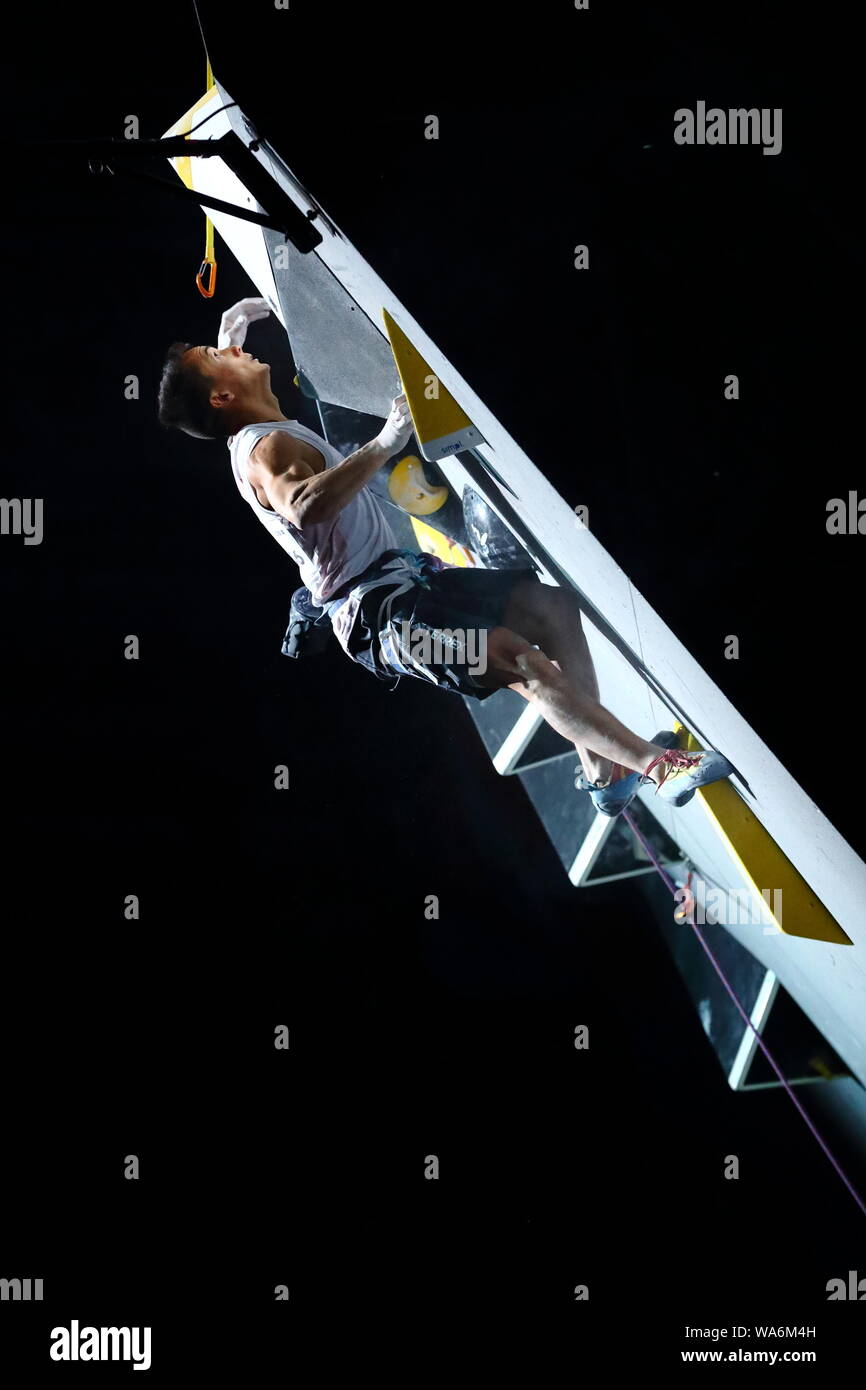 Sean McColl (CAN), AUGUST 15, 2019 - Sport Climbing : IFSC Climbing ...